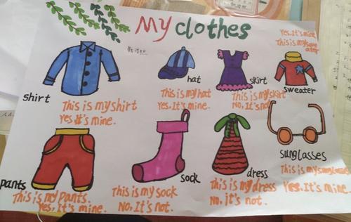 ourclothes英语手抄报 英语英语手抄报-介绍衣服的手抄报英语怎么说